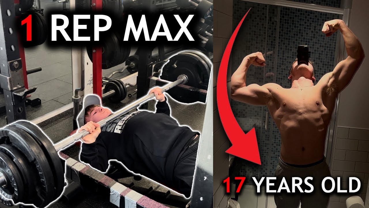 Testing My 1 Rep Maxes Age 17 Youtube