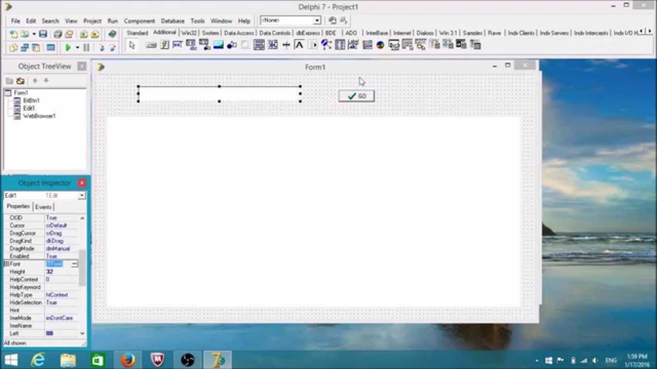How To Make A Web Browser Using Delphi Youtube