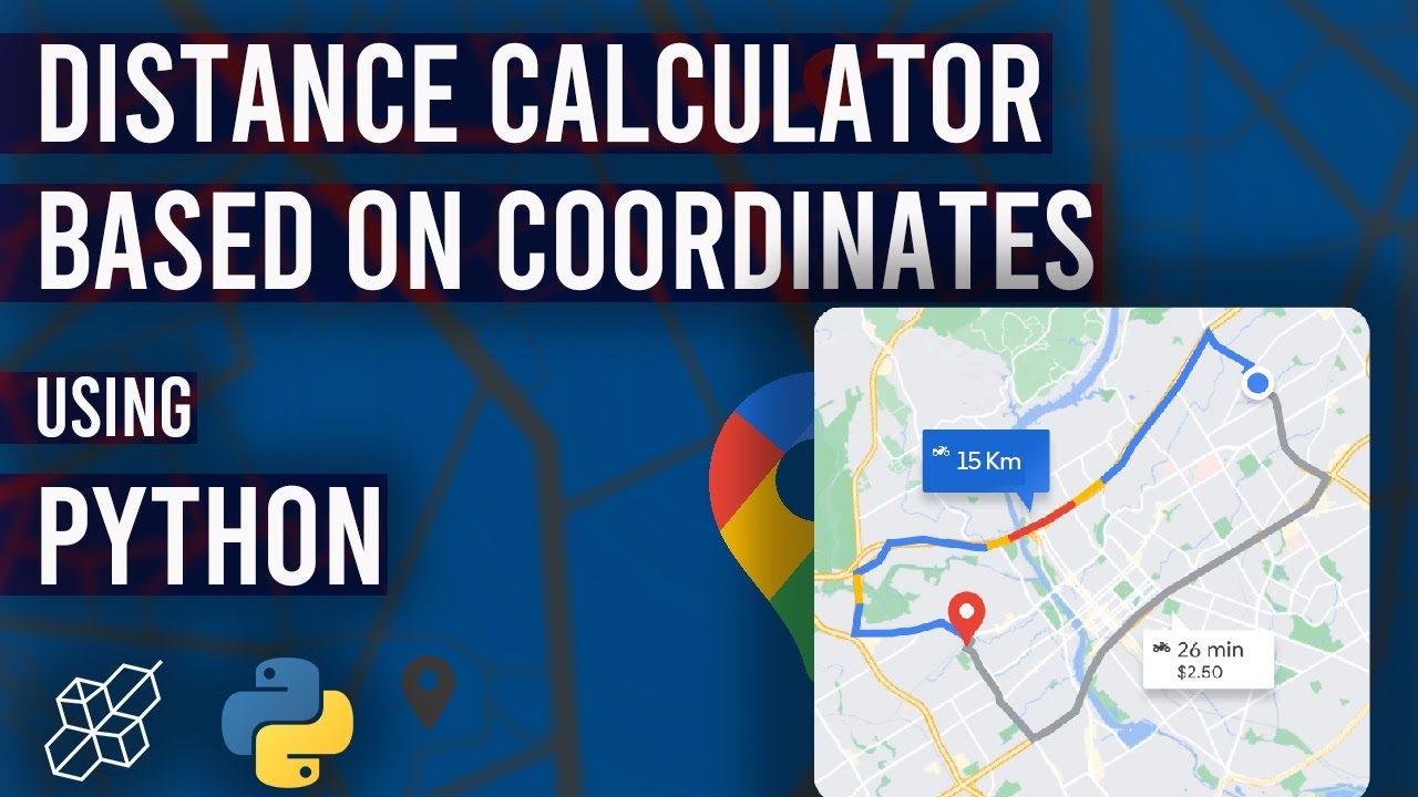 How To Calculate Distance Based On Coordinates Using Python Most Easy