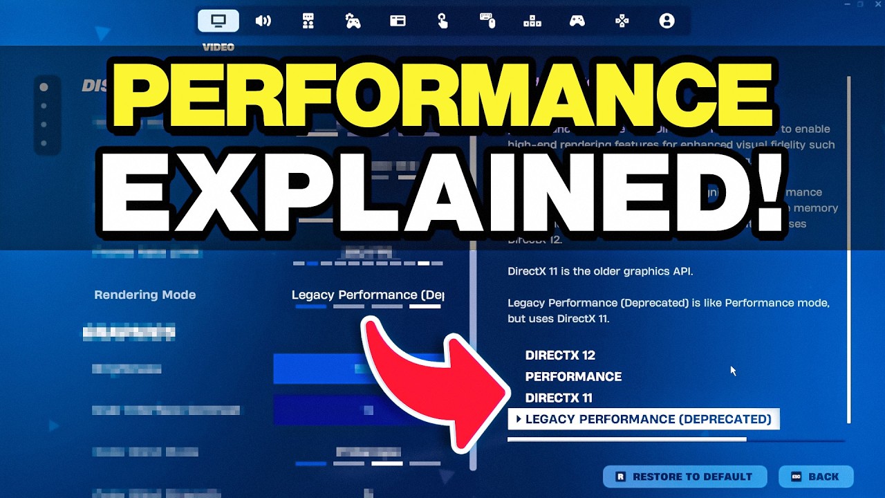 New Fortnite Performance Mode Explained Legacy Performance Vs