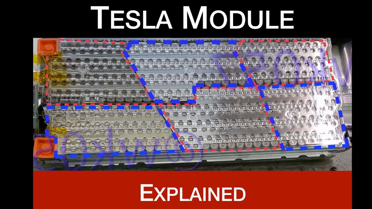 Tesla Model S Battery Module Reclaimed