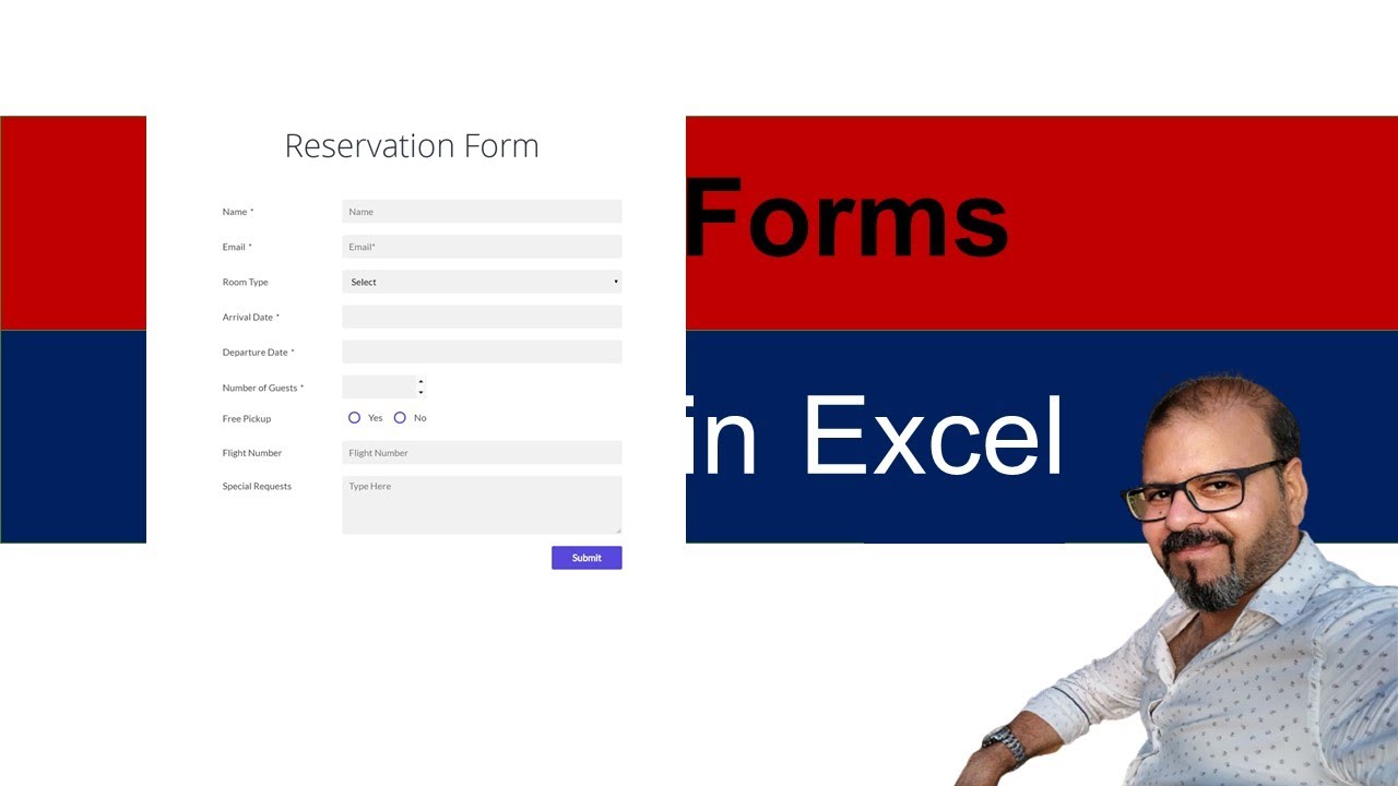 Very Easy Way To Use Forms In 1 Minute Microsoft Excel Youtube