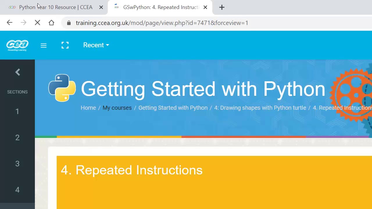 Getting Started With Python 4 Drawing Shapes With Turtle Youtube