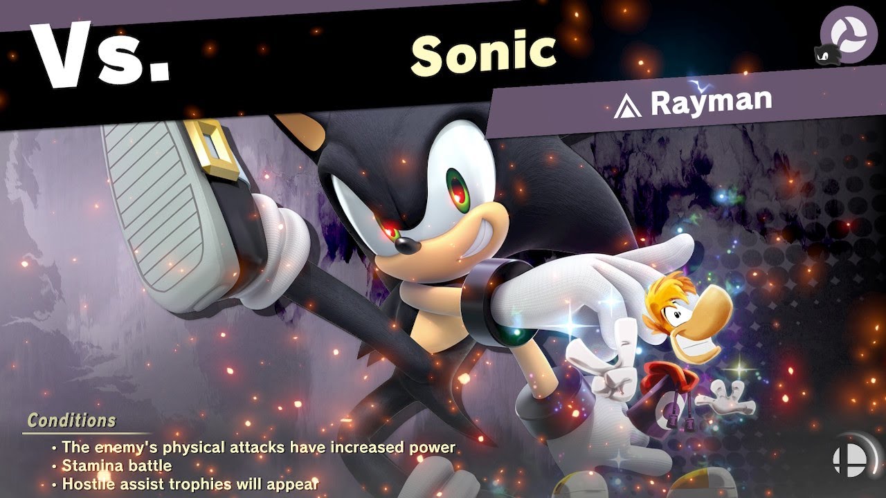 Super Smash Bros Ultimate World Of Light Sonic Vs Rayman Youtube