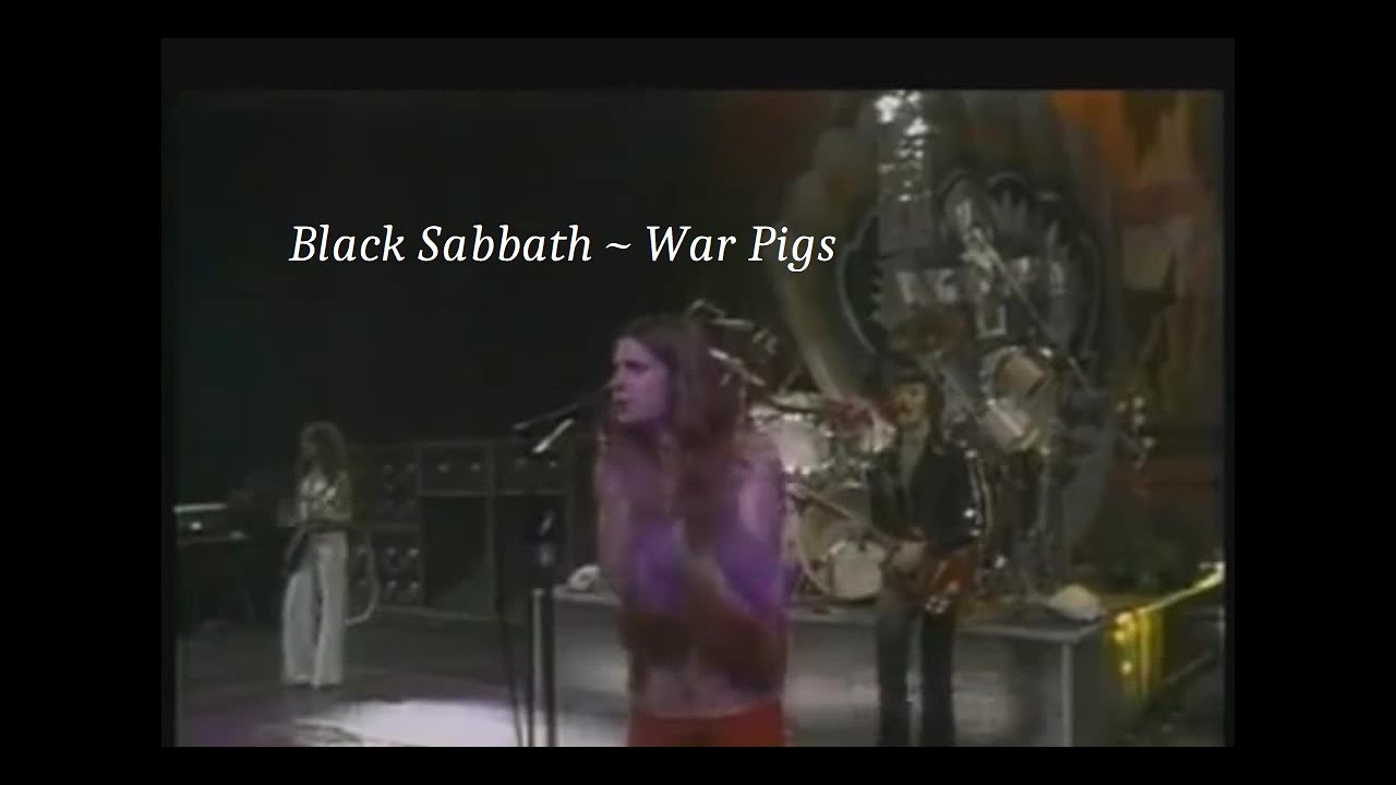 Black Sabbath War Pigs 1975 Live Video On Don Kirshner S Rock