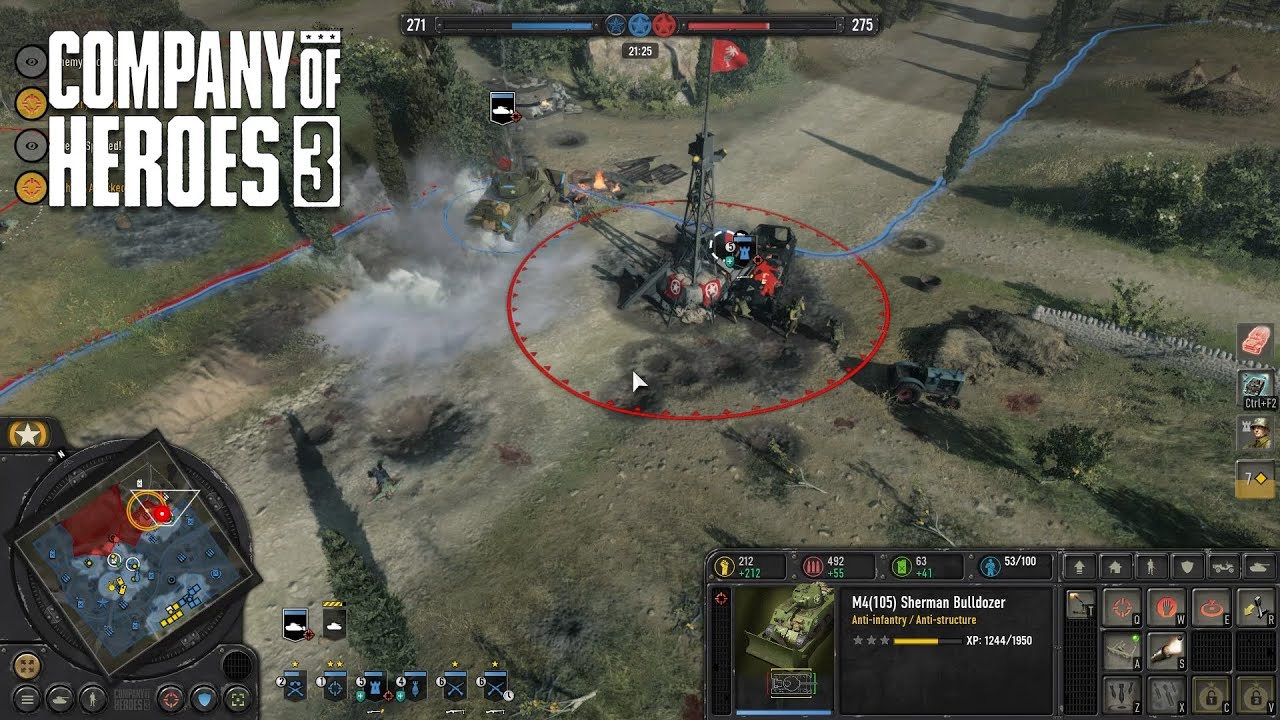 Company Of Heroes 3 Official Multiplayer Beta Gameplay 4 Youtube
