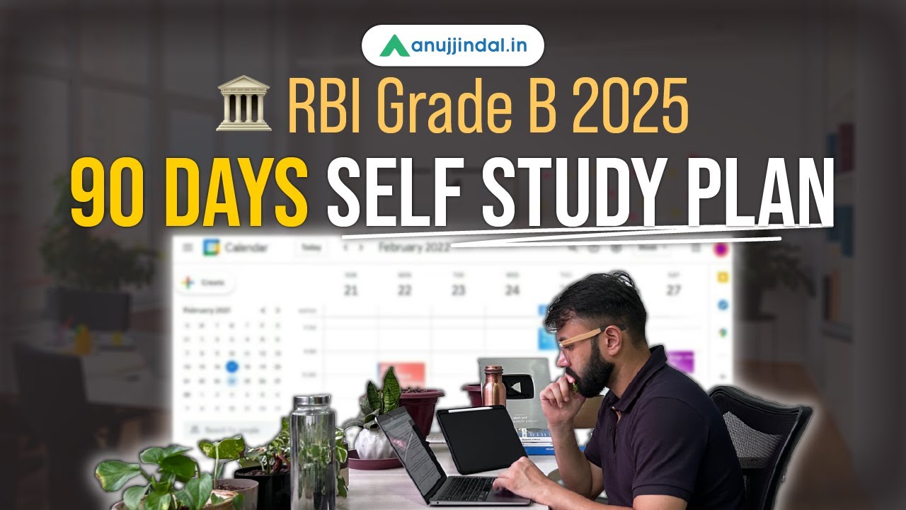 Rbi Grade B 2025 3 Months Self Study Plan Preparation Strategy