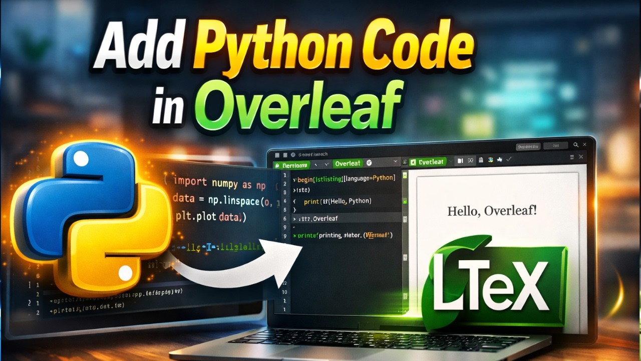 How To Add Python Code In Overleaf Latex Step By Step Guide Youtube