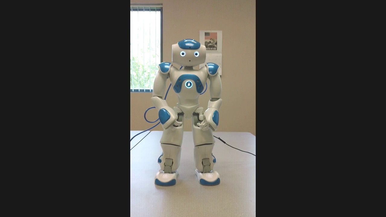 Nao Robot Teach Simple Math Youtube