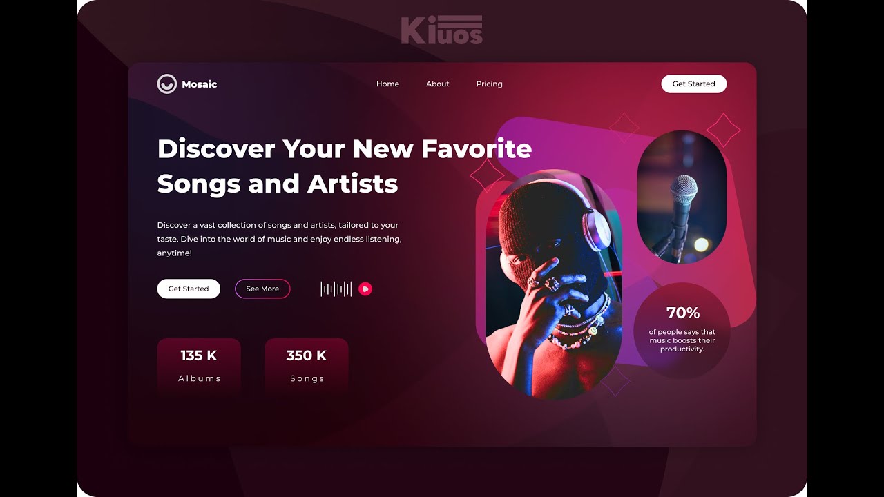 Creating A Music Concert Website Design In Figma Killuos Killuos