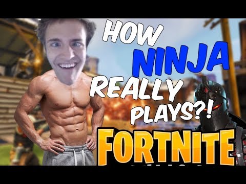 How Ninja Really Plays Fortnite Youtube