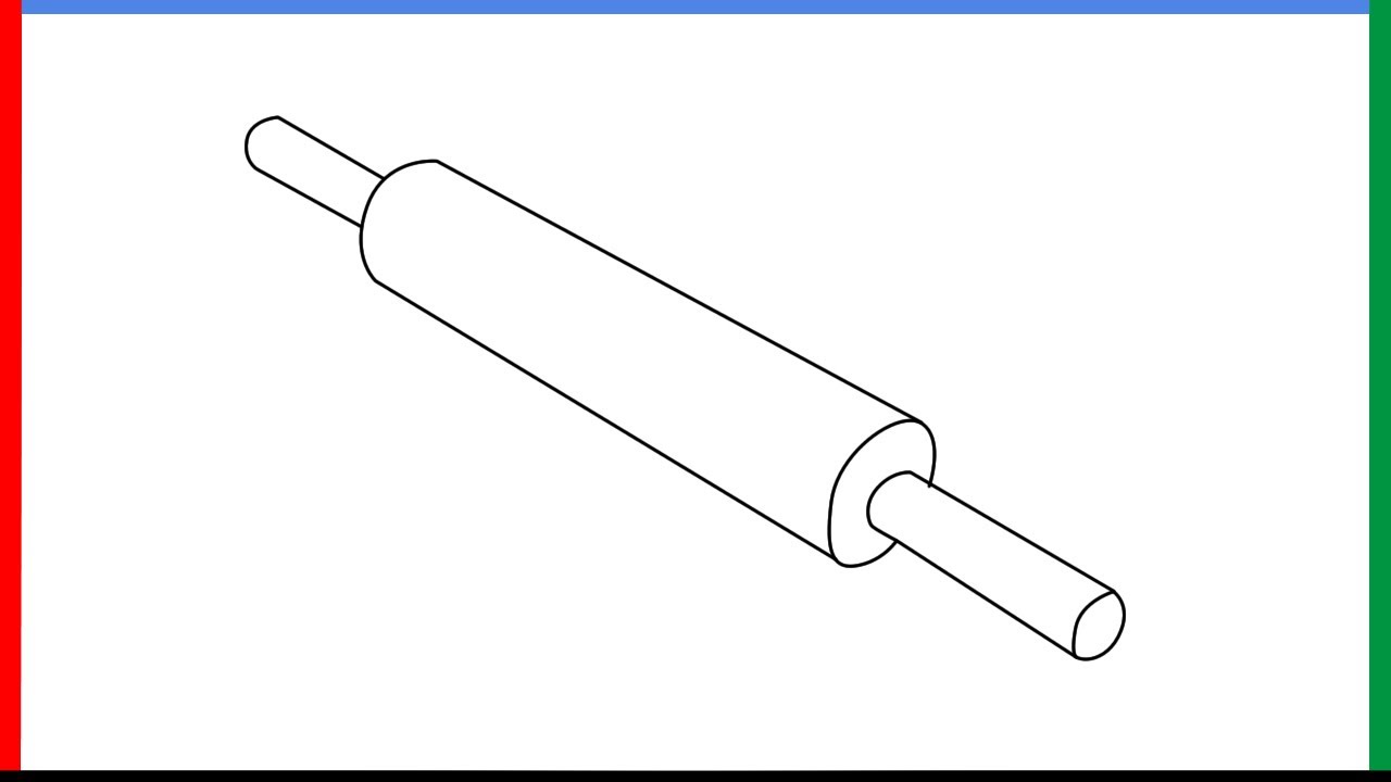 Drawing Of Rolling Pin At Clifford Mitchell Blog