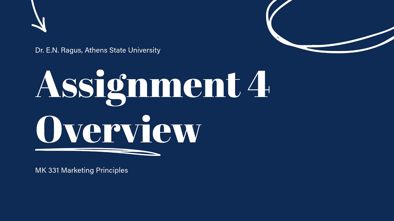 Assignment 4 Overview Mk 331 Youtube