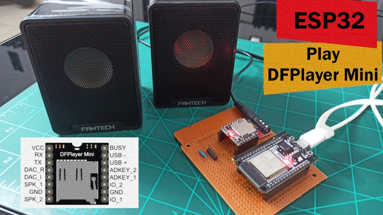 Arduino Ide Esp32 Dfplayer Mini Mp3 Tf 16p Dfplayer Mini Mp3 Tf 16p With Esp32 Nbkomputer