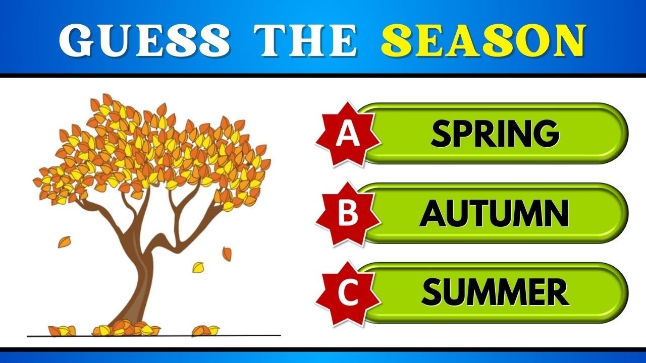 Guess The Seasons With Choices Multiple Choice Quiz Learn Entry