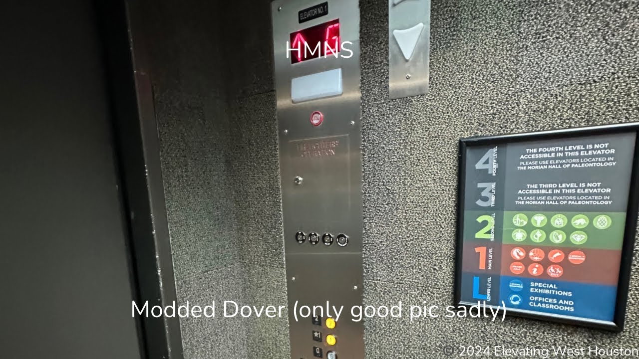 Epic Motor Modernized Dover Hydraulic Elevator Houston Museum Of