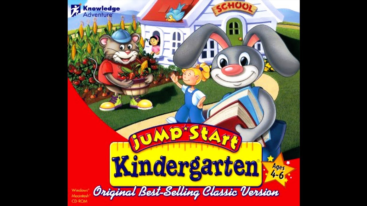 Jumpstart Kindergarten 1995 Pc Windows Longplay Youtube