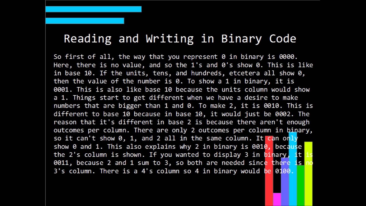 Computing Series 1 0 3 Binary Code Youtube