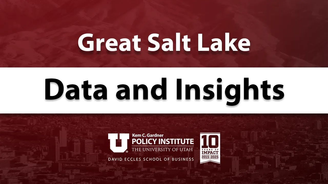 Great Salt Lake Data And Insights Summary Youtube