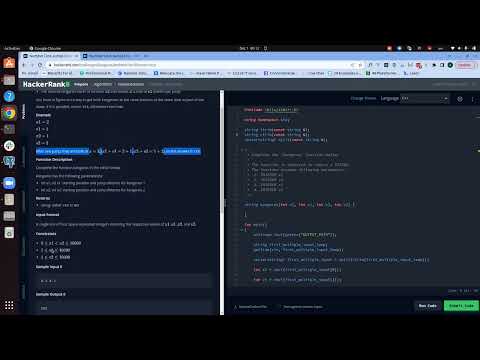 Hackerrank Number Line Jumps Youtube
