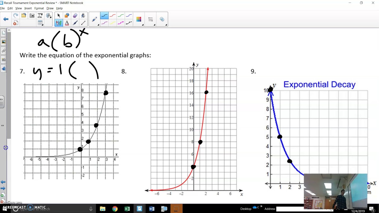 Exponential Functions Review Youtube