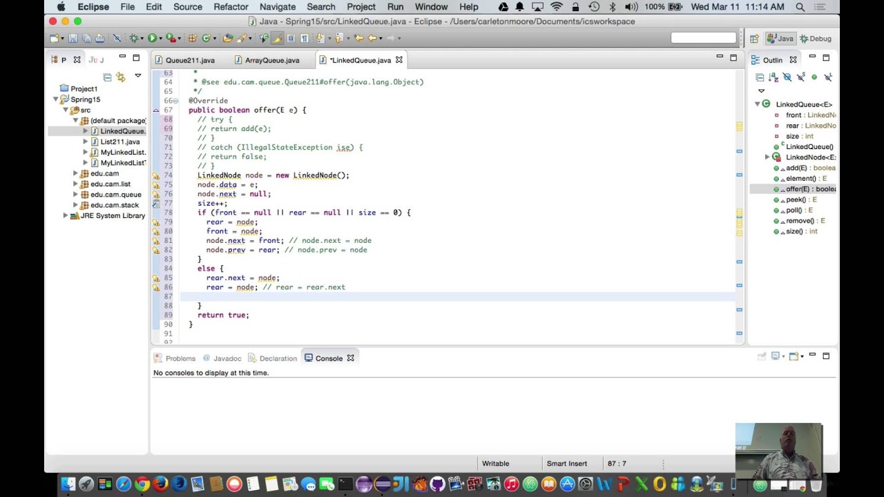 Linkedqueue Quiz Solution Youtube