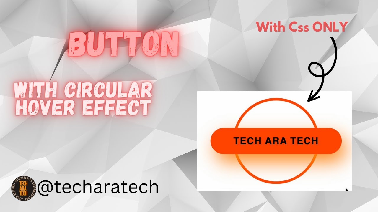 Button With Circular Hover Effect Full Tutorial Youtube