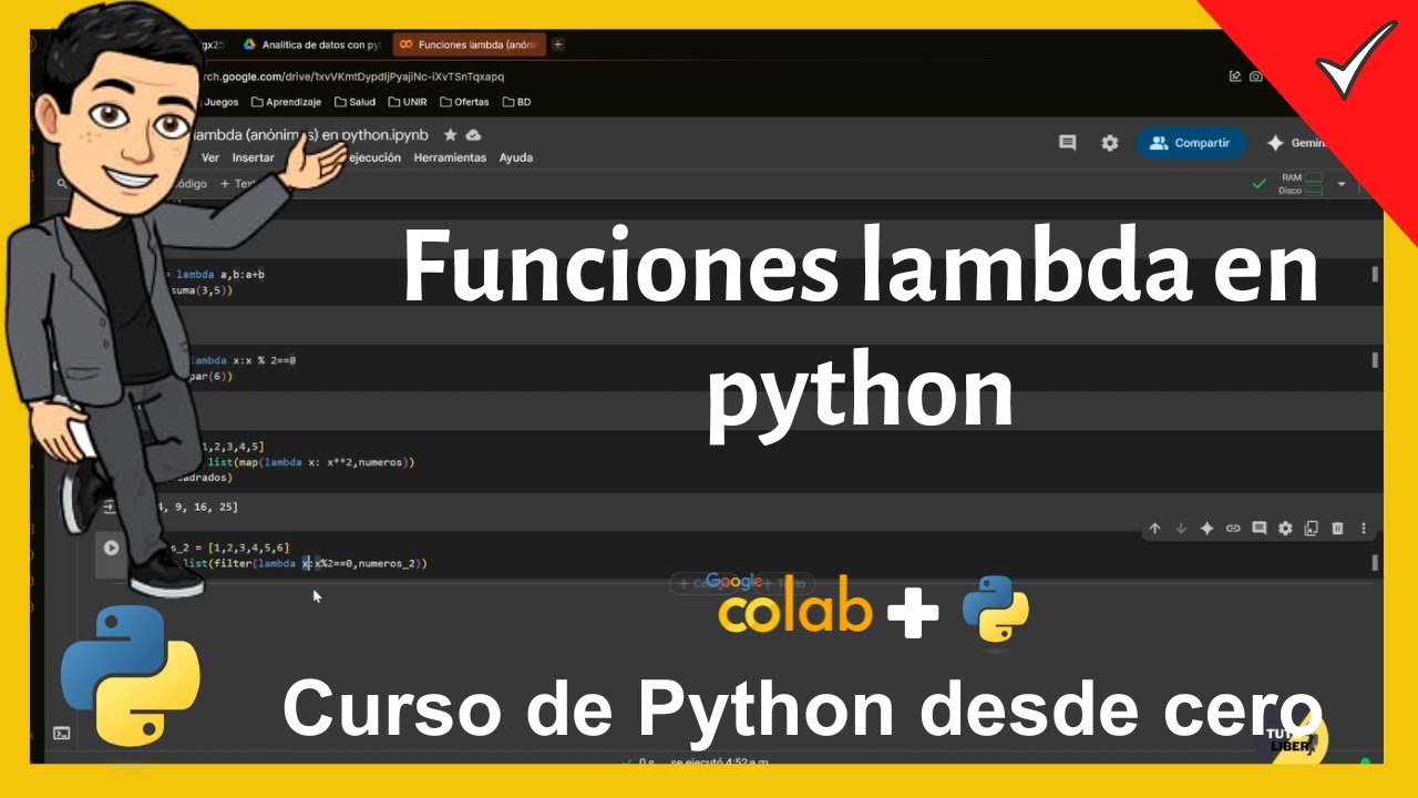 21 Funciones Lambda En Python Youtube
