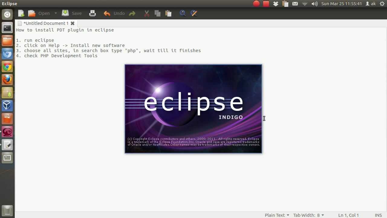 How To Install Php Support In Eclipse Pdt Plugin Youtube