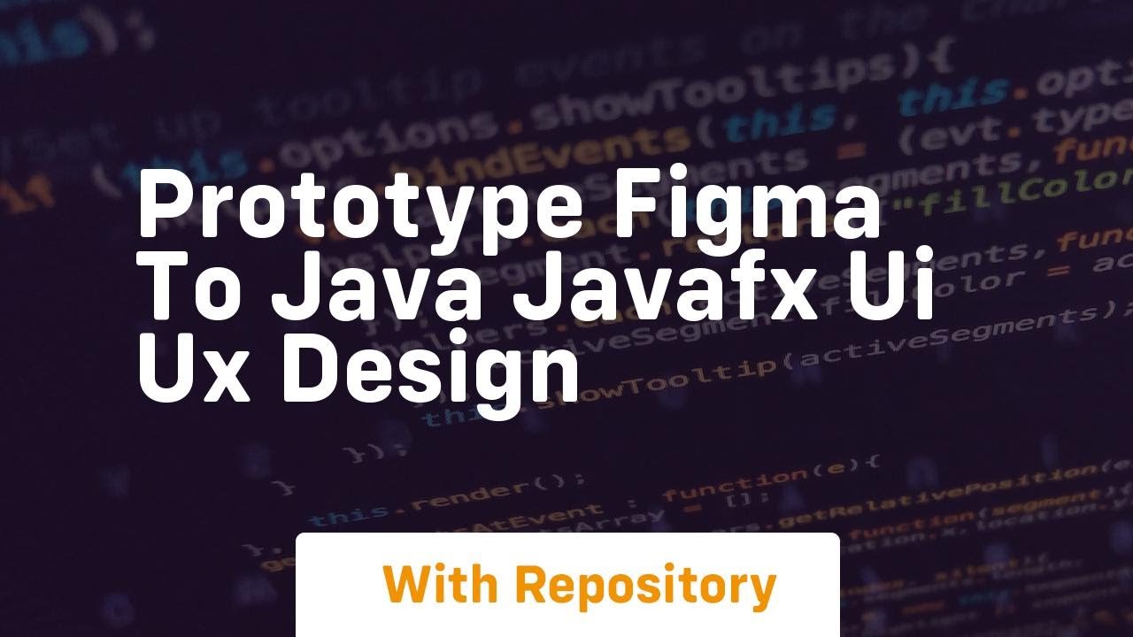 Prototype Figma To Java Javafx Ui Ux Design Youtube