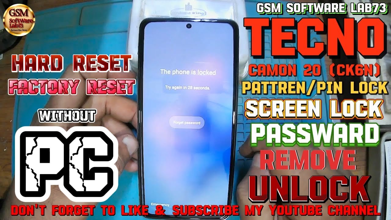 How To Hard Reset Tecno Camon 20 Tecno Camon 20 Ck6n Factory Reset