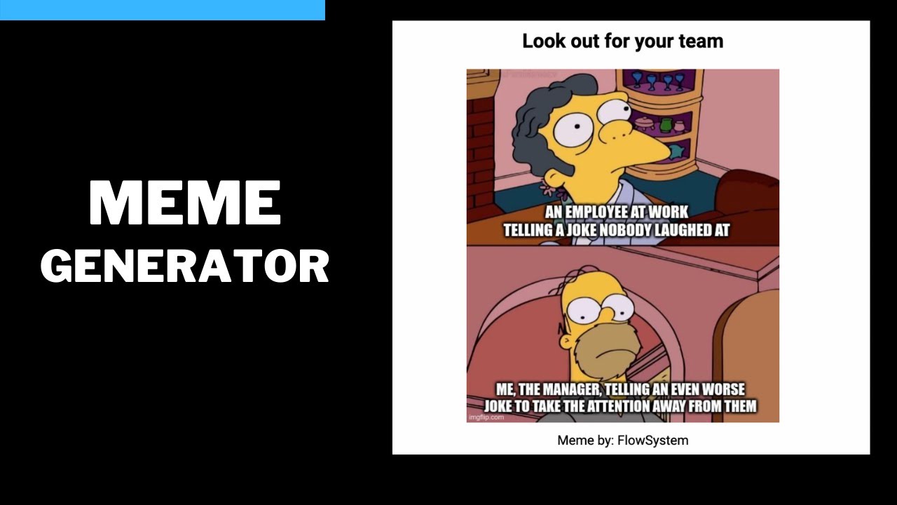 How To Create A Meme Generator Using Html Css Javascript Youtube