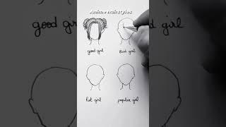 Anime Hairstyle Drawing How To Draw Anime Hairstyles Doovi