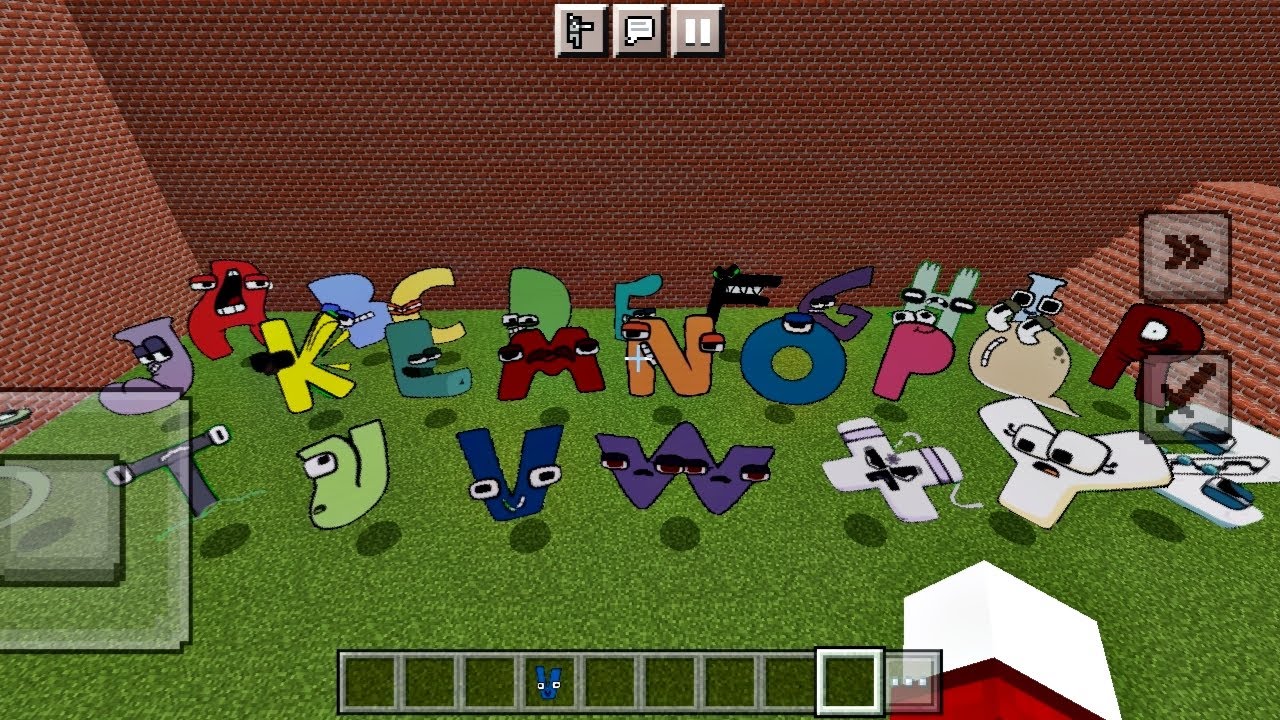 Animated Alphabet Lore Nextbots Addon In Minecraft Pe Youtube