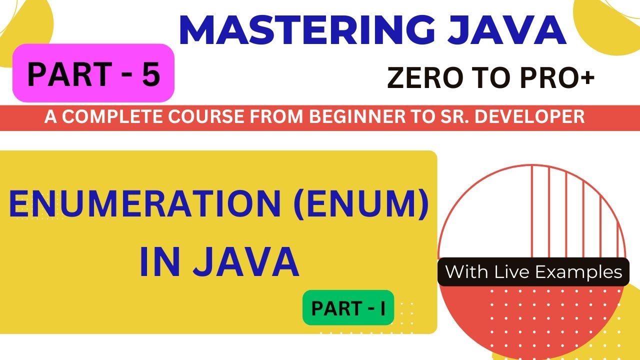 Lec05 Enumeration Data Type Enums In Java Made Easy Youtube