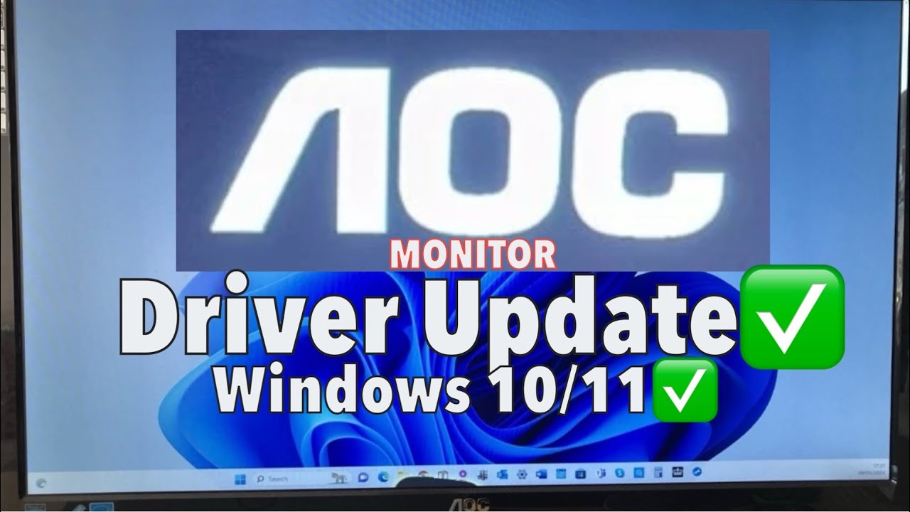 How To Update Aoc Monitor Driver Aoc Gaming Monitor Firmware Software
