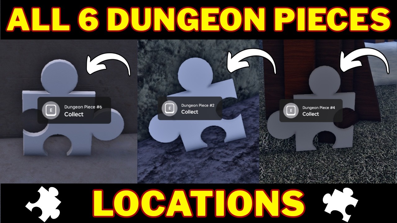 How To Find All Dungeon Pieces In Sailor Piece All 6 Ancient Pieces