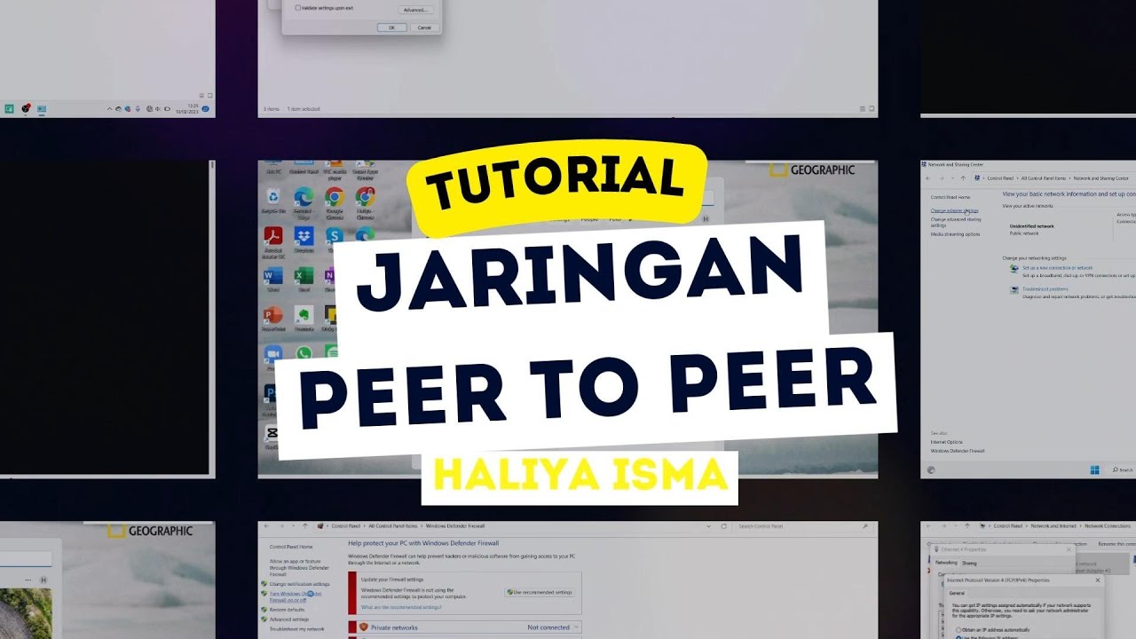 Tutorial Jaringan Peer To Peer Sederhana Youtube