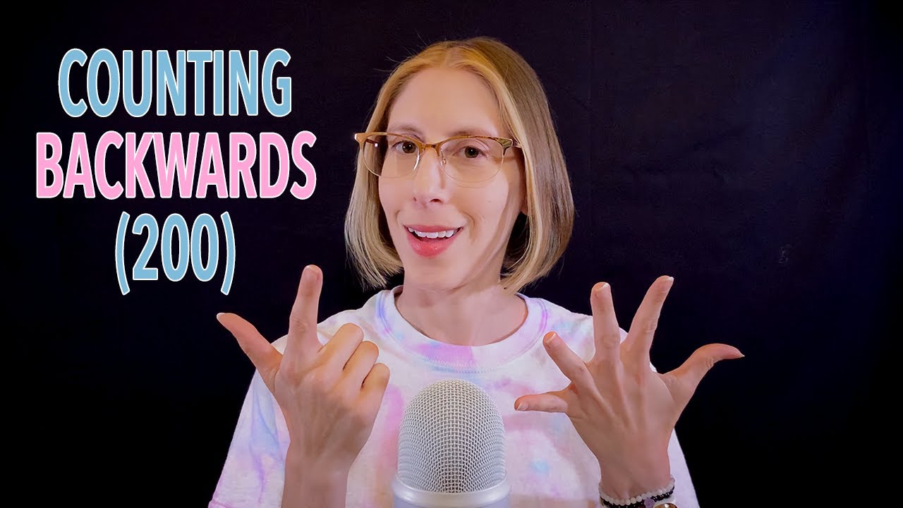 Asmr Counting Backwards From 200 Gentle Whisper Mouth Sounds