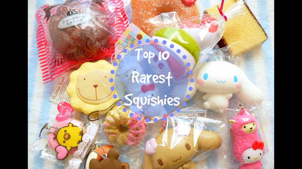 Top 10 Rarest Squishies Youtube