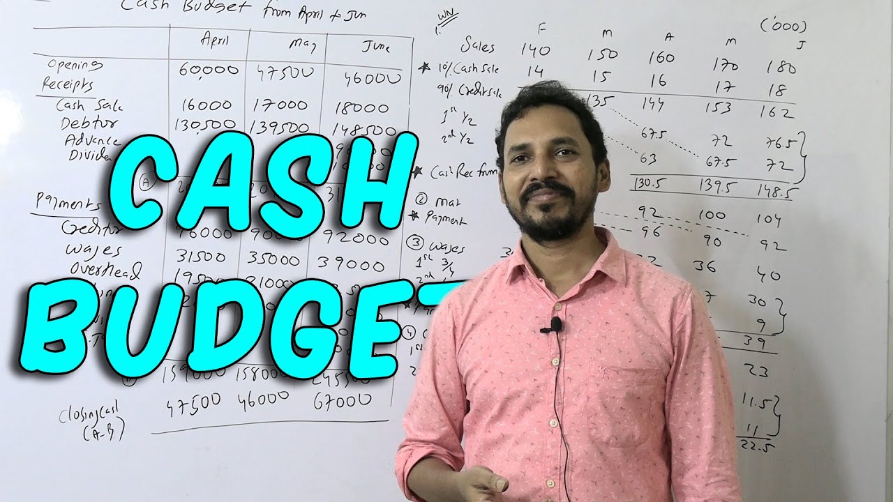 Cash Budget Youtube