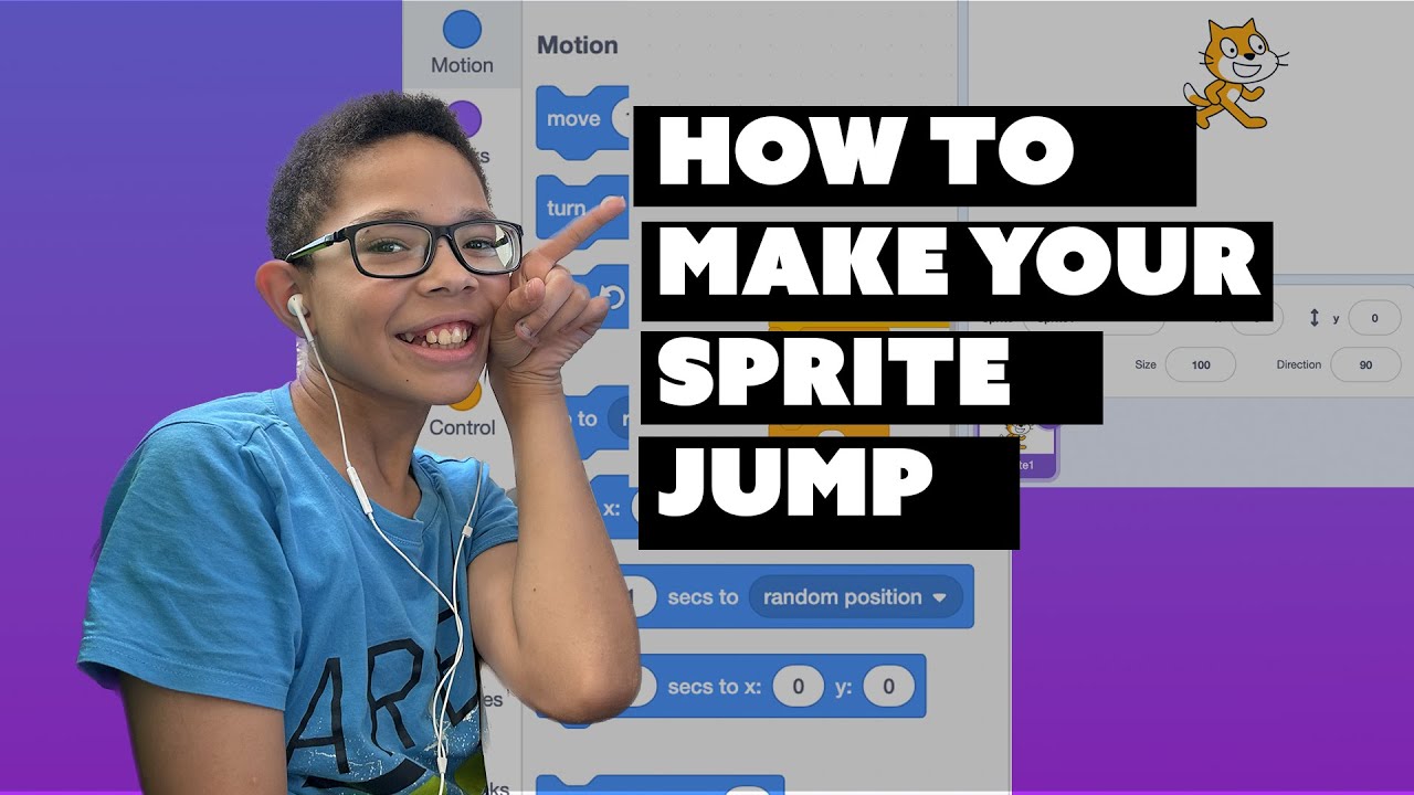 How To Make Your Sprite Jump In Scratch Youtube