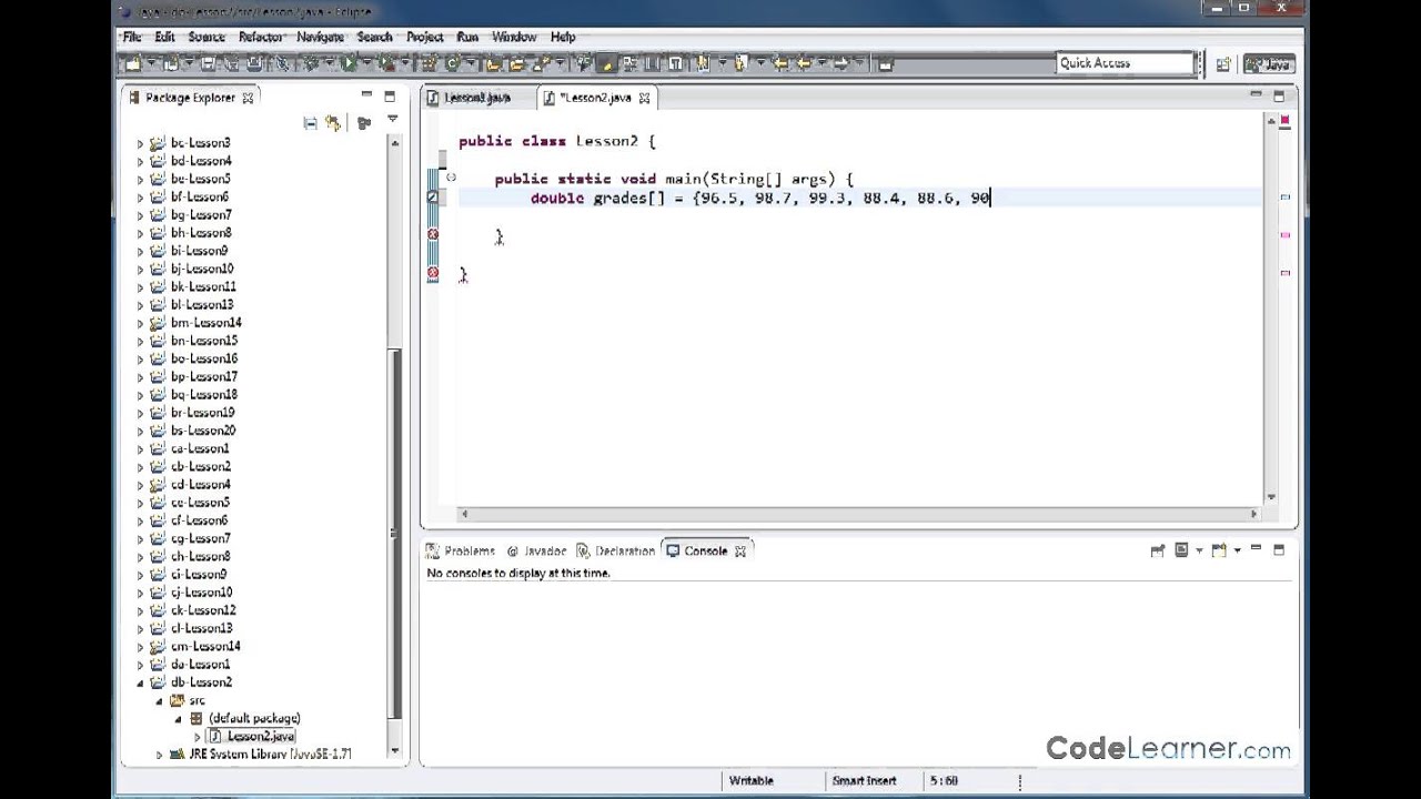 Mastering Java Vol 4 Lesson 2 Using A Loop To Access An Array 12 Youtube