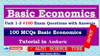 Freshman Economics Unit 3 100 Exam Questions With Answers Tutorial In