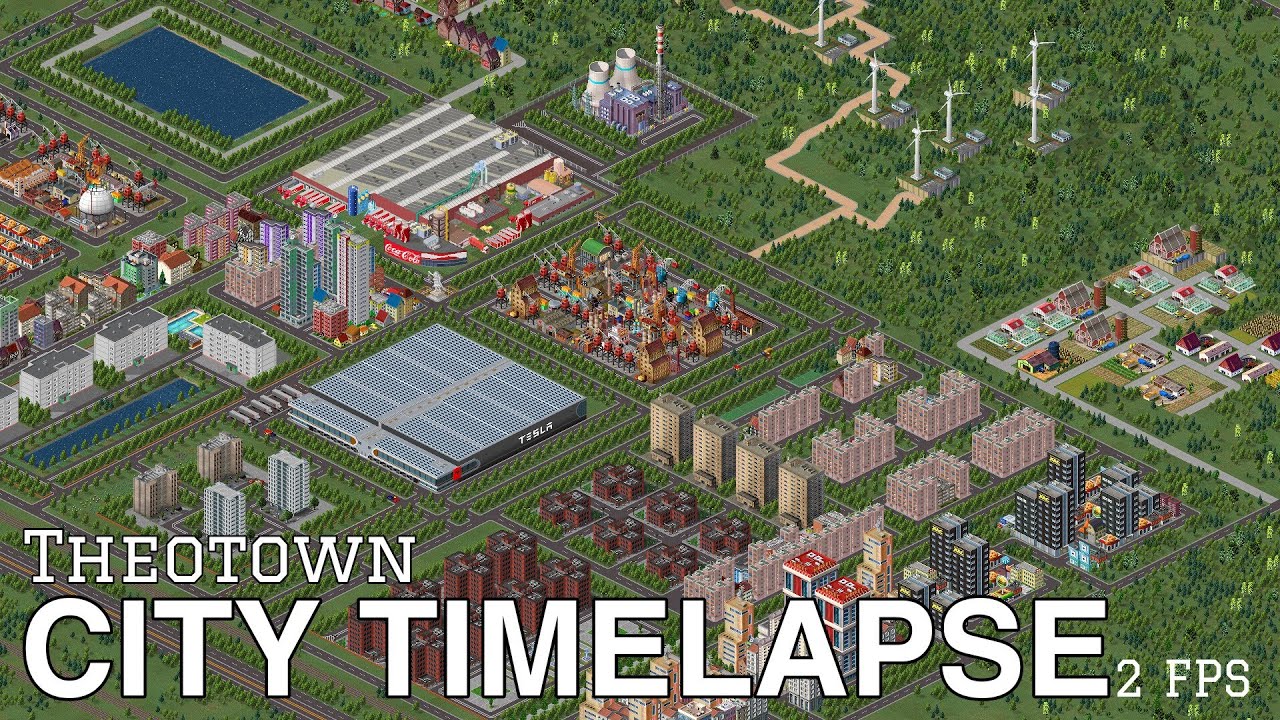 Theotown City Timelapse Youtube