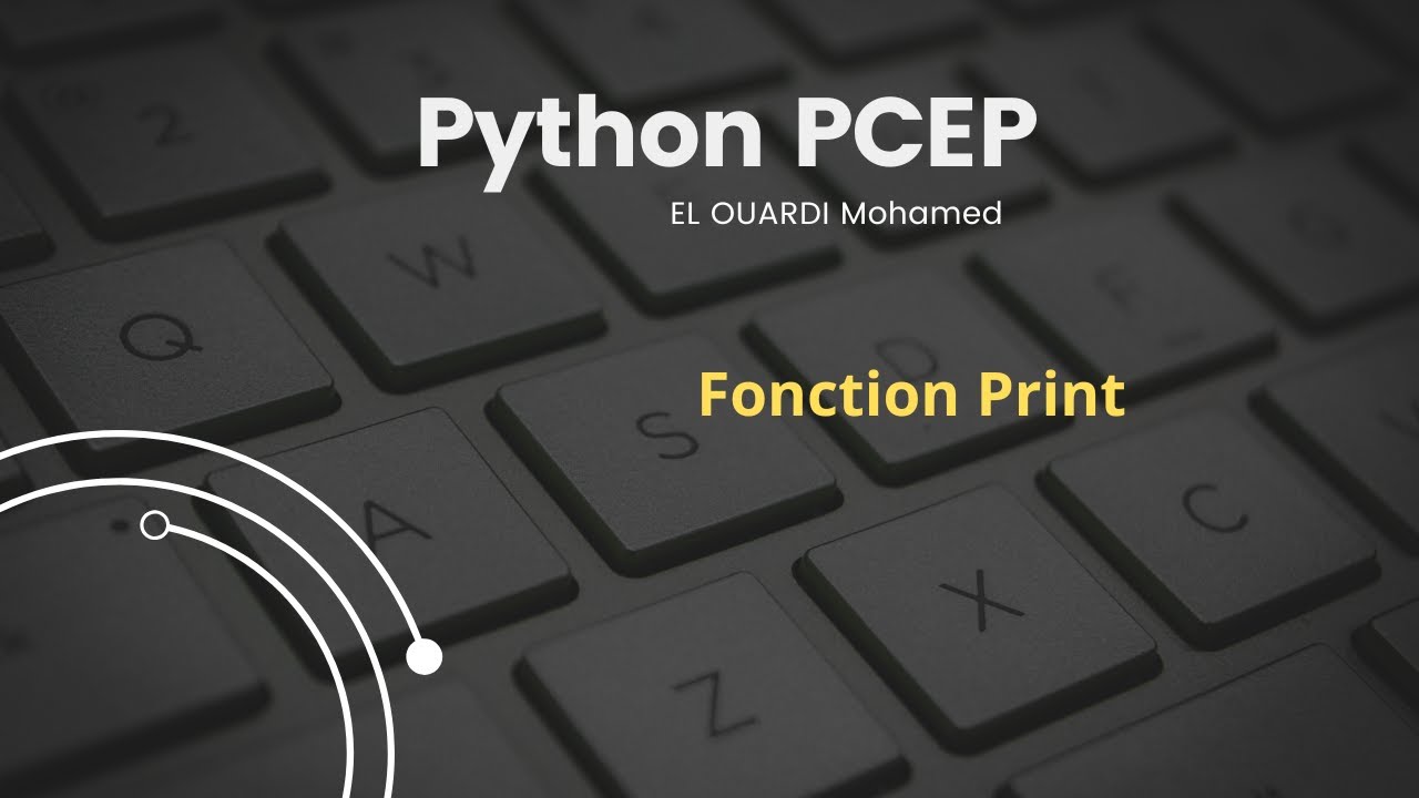 Python 2 Fonction Print Youtube