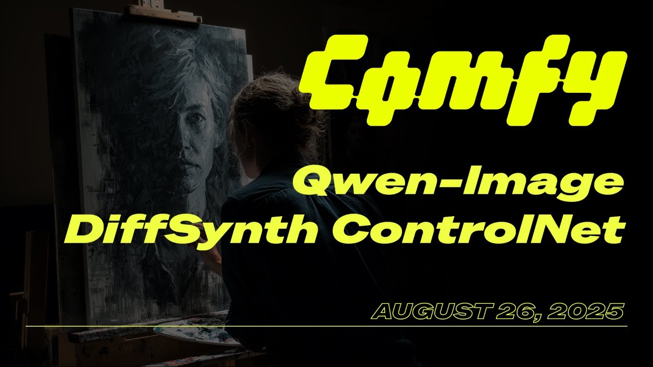 Qwen Image Controlnet In Comfyui Diffsynth Youtube