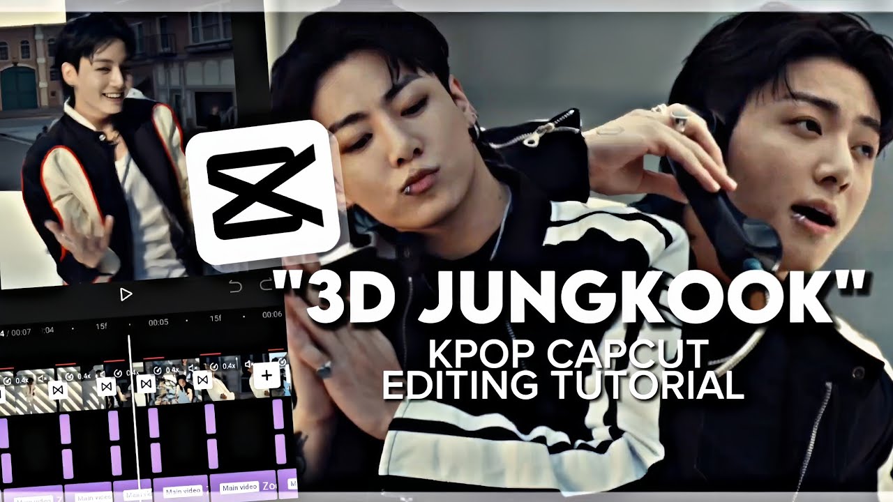 3d Jungkook Kpop Tiktok Trend Capcut Editing Tutorial Youtube