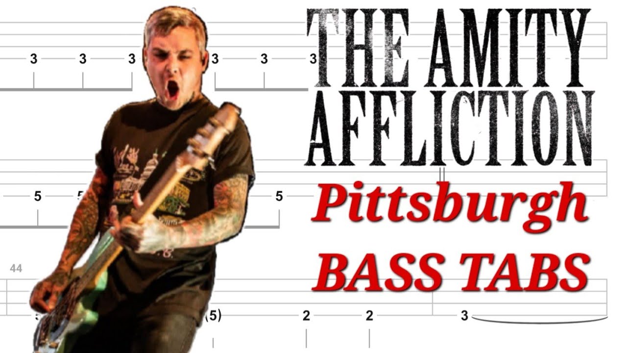 The Amity Affliction Pittsburgh Bass Tabs Cover Tutorial Lesson