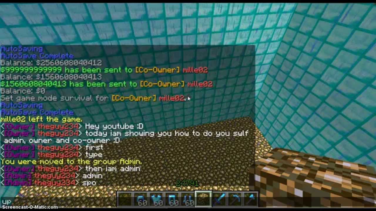 Minecraft Bukkit Ranks Permissions Plugin Youtube